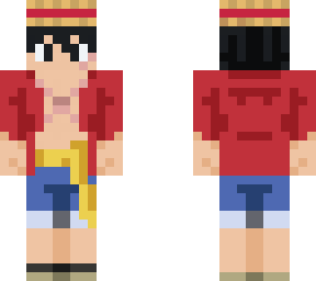 Luffy time skip | Minecraft Skin