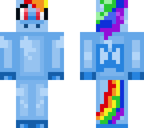 Rainbow dash | Minecraft Skin
