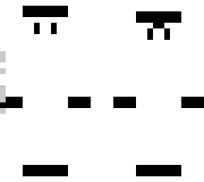 SLAY Black and white skin | Minecraft Skin