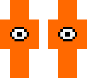 Eye with Orange Body | Minecraft Skin