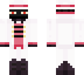 Lucifer Morningstar From Hazbin hotel but Enderman | Minecraft Skin
