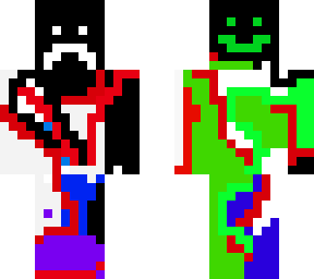 THE CRAZY SKIN HAPPY AND SAD AND MAD | Minecraft Skin