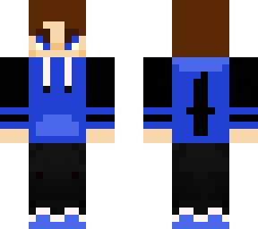 blue gamer boy | Minecraft Skin