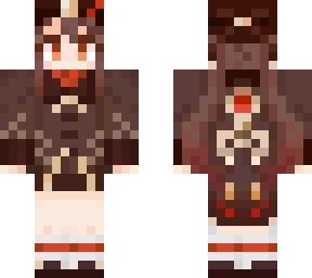 genshin hu tao | Minecraft Skins
