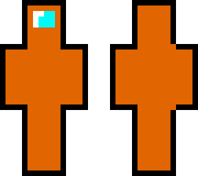 Oramge Mogus/ Amongus | Minecraft Skin