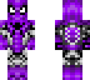 purple spiderman | Minecraft Skins