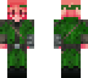 Archer Pink Girl | Minecraft Skin