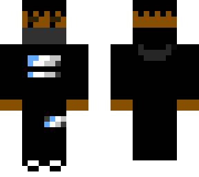 Brown Kid Trapstar Tracksuit Chinelle Decoded Sky Blue | Minecraft Skin