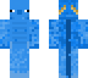 Derpy Blue Axolotl | Minecraft Skin