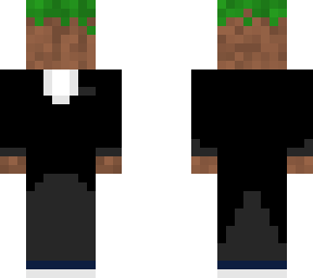 dirt block in suit | Minecraft Skins