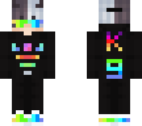 multicolor en 3d | Minecraft Skin