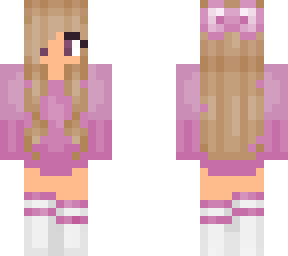 cute pink girl | Minecraft Skins