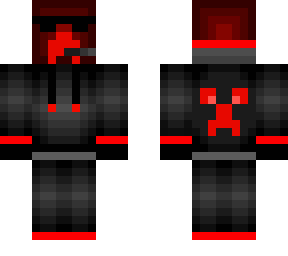 Red Creeper cool | Minecraft Skin