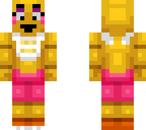 Toy chica vhs | Minecraft Skin
