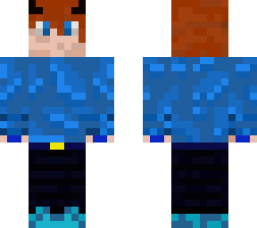 blue demon | Minecraft Skins