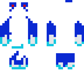 Blue flame | Minecraft Skin