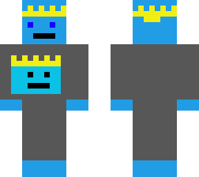 blue Slime king | Minecraft Skin