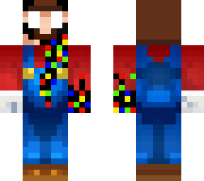Corrupted Mario | Minecraft Skin