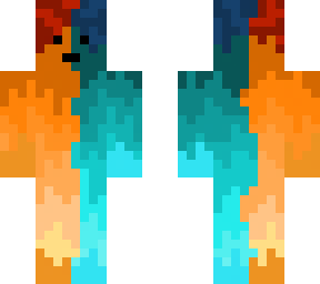 Fire/Ice | Minecraft Skin