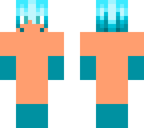 Humanoid soul blaze | Minecraft Skin