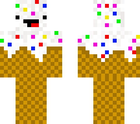 Ice cream derp/skeppy | Minecraft Skin