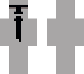 Moai with a tie | Minecraft Skin