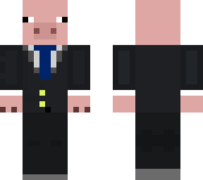 pig in a suit | Minecraft Skins