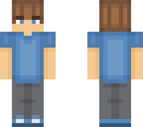 Pleu with eyebrows | Minecraft Skin