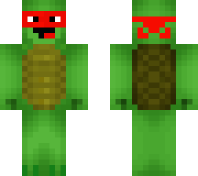 Raphael the ninja turtle | Minecraft Skin