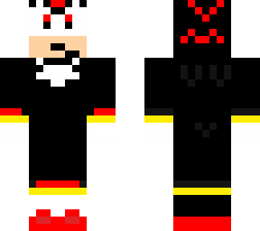 shadow the hedgehog logo | Minecraft Skins