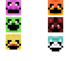 smiling critters | Minecraft Skins