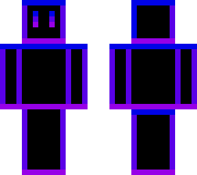 Blue Neon Skin | Minecraft Skin