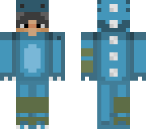 Dinosaurio azul | Minecraft Skin