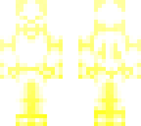 Enhanced Yellow Steve | Minecraft Skin