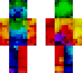 rainbow steve | Minecraft Skins