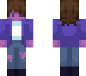 Susie (REMASTERED)|Light world|deltarune | Minecraft Skin