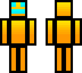 The Geometry Dash Cube | Minecraft Skin