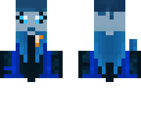 blue fish girl base | Minecraft Skin