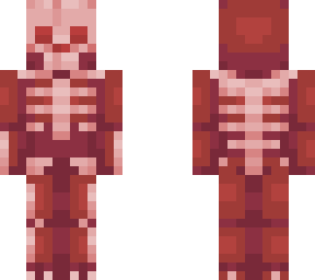 Flesh Skeleton | Minecraft Skin