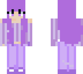 cute purple girl | Minecraft Skins