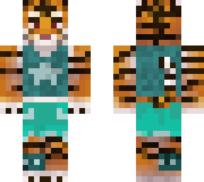 tiger fursona edited | Minecraft Skin