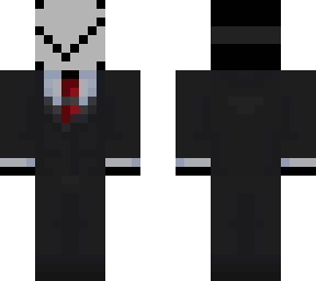 Checkmark Mask Suit | Minecraft Skin