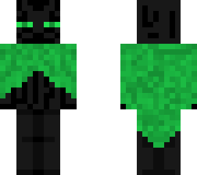Green Cloak Enderman | Minecraft Skin