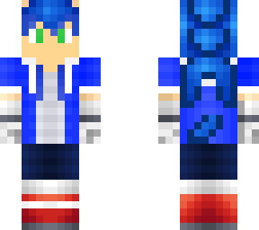 Human Sonic | Minecraft Skin