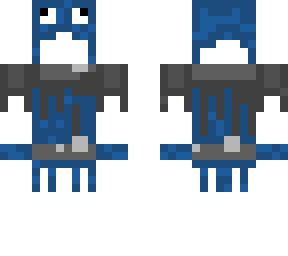 minecraft dungeons squid armor | Minecraft Skin
