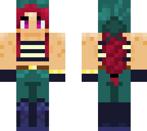 Pirate with tube top | Minecraft Skin