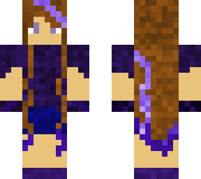 cute purple girl | Minecraft Skins
