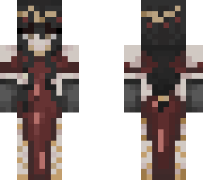Vampiric Fantasy Girl | Minecraft Skin