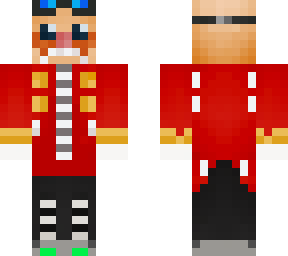 dr eggman | Minecraft Skin