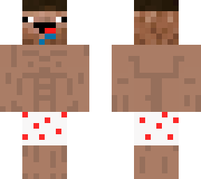 Drolling steve in underpants | Minecraft Skin
